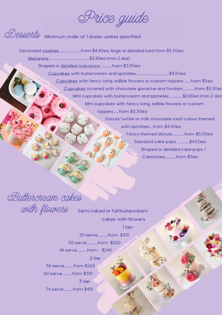 The Flower Garden Cakery | Cake Makers Perth, Kids Birthday Cakes ...